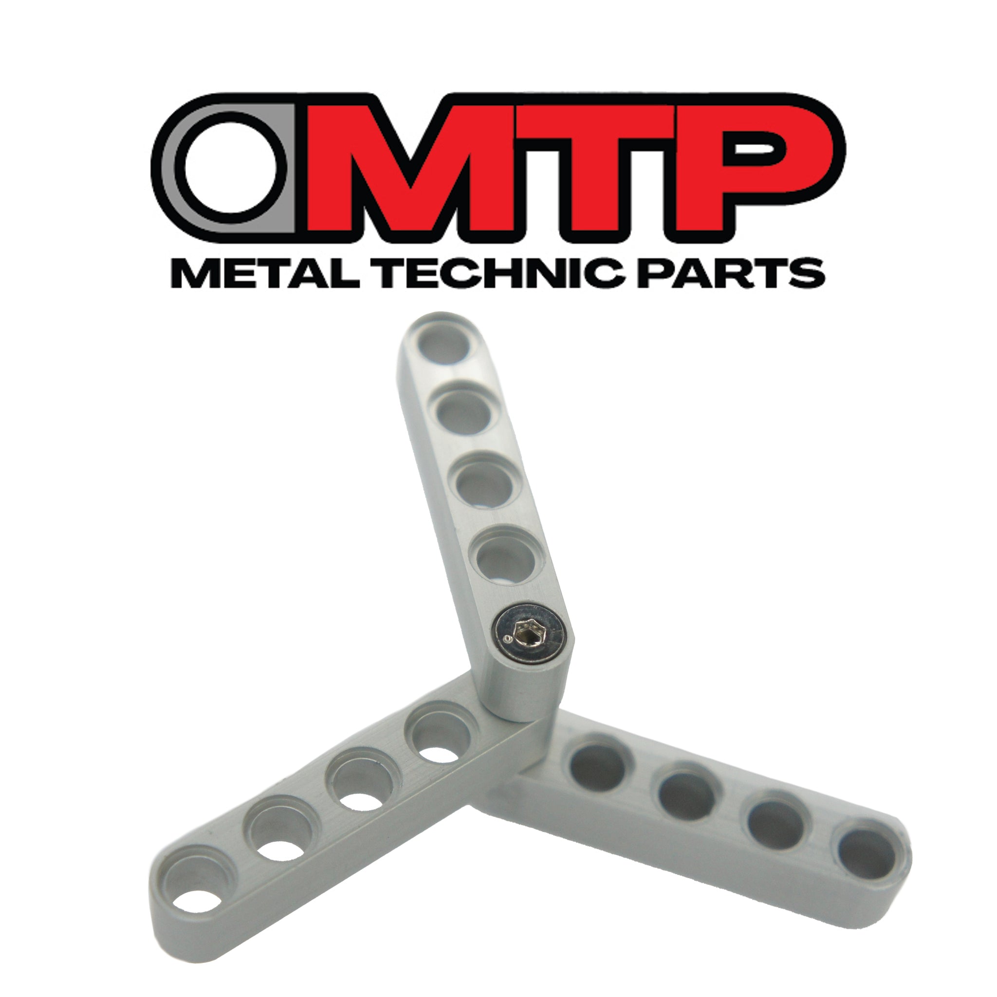3L Beam liftarm 5x screw together metal connector FRICTION pins compat ...